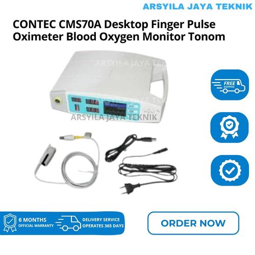 Jual CONTEC CMS70A Desktop Finger Pulse Oximeter Blood Oxygen Monitor ...