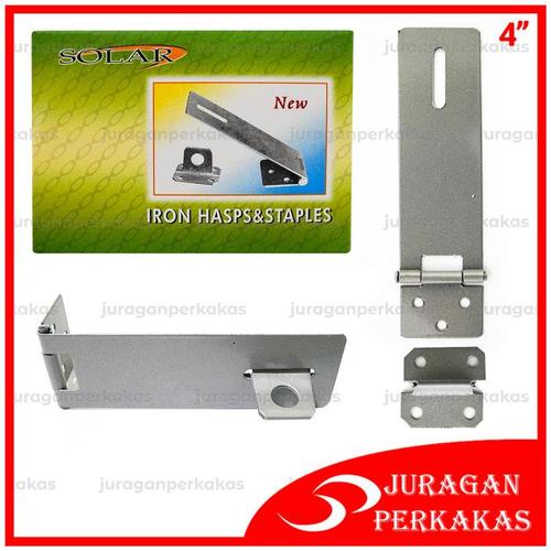 Jual R Overval Plat 4" Cantolan Gembok Grendel Pintu Jepit Kunci Kait ...