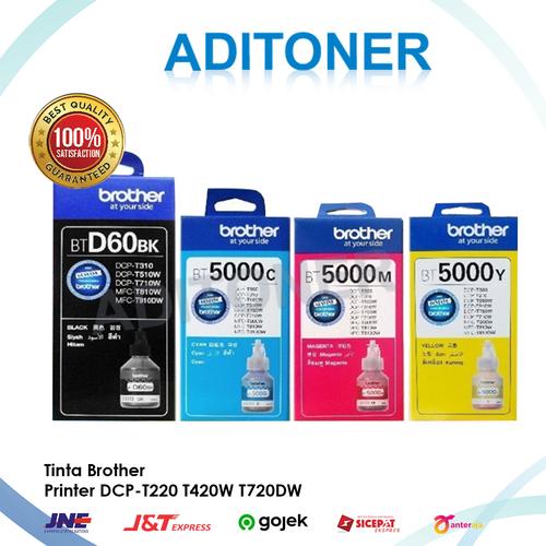 Jual tinta brother dcp t720dw original BCYM Printer MFC-T810W T910DW ...