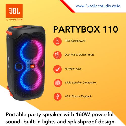 Promo WIRELESS SPEAKER JBL Partybox 110 Party Box 110 PARTYBOX 110 PARTY BOX 110 Wireless ...