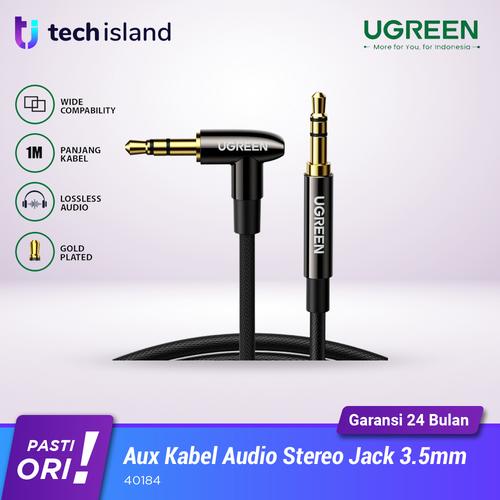 Jual Ugreen Aux Kabel Audio Jack 3.5mm to Jack 3.5mm Angle Stereo 40184 - Kota Malang - Tech ...