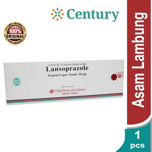 Jual LANSOPRAZOLE 30 GRAM 1 STRIP ISI 10 KAPSUL/OBAT SAKIT MAAG ...
