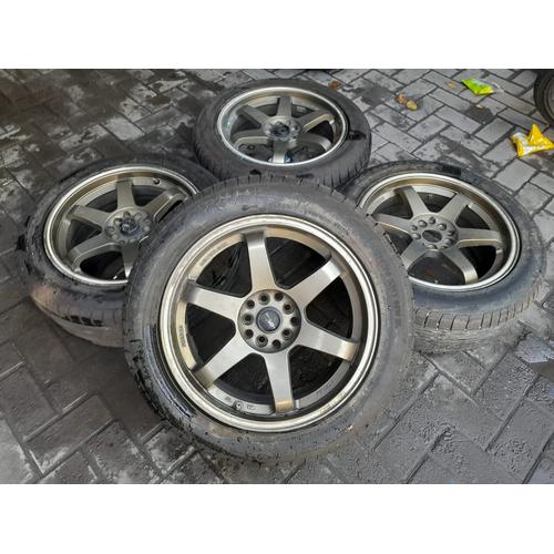 Jual Velg Second Cocok Avanza Xenia xpander innova juke ertiga HSR TOKYO Model te37 ring 17 ...