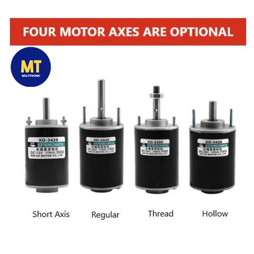 Jual Dinamo Motor Threaded XD-3420 DC 12V/24V 30W (8199) - DC 12V ...