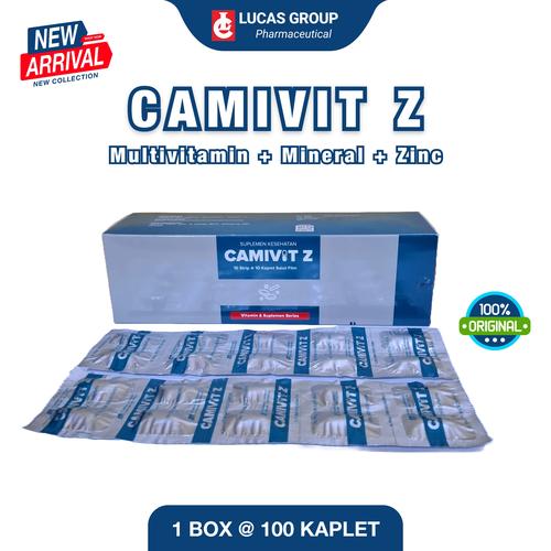 Jual CAMIVIT Z MULTIVITAMIN MINERAL ZINC isi 100 Kaplet - Kota Bandung ...