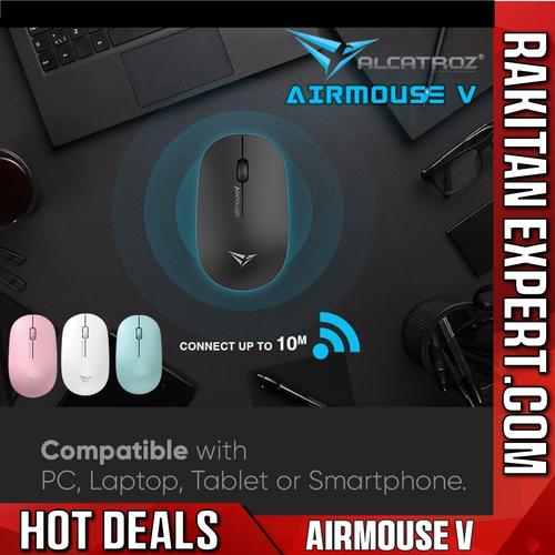 Promo Alcatroz Airmouse V | 1200 CPI | Wireless Mouse | Ergonomic ...