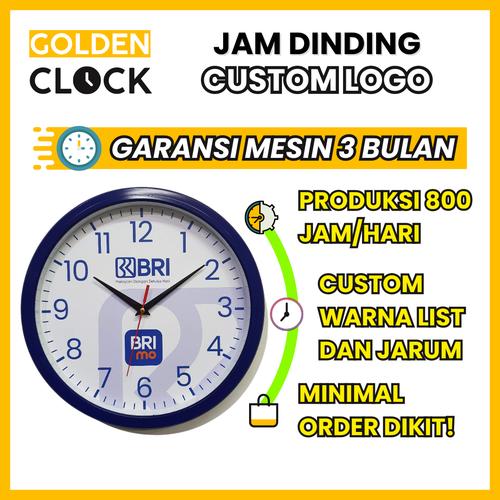 Jual Jam Dinding Custom GCJ 1425 Souvenir Promosi Perusahaan Unik ...