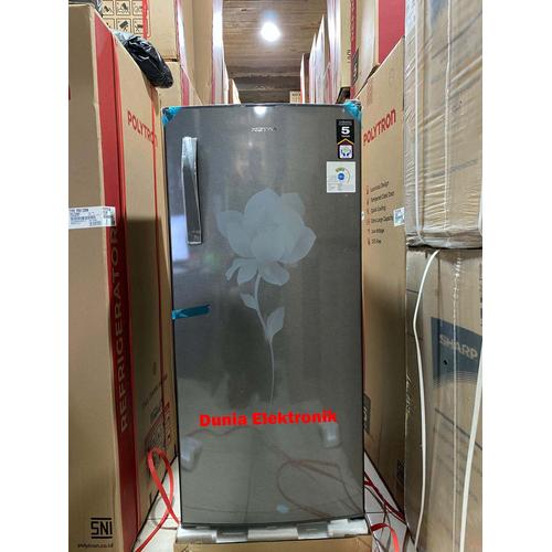 Jual POLYTRON Kulkas 1 Pintu 180 Liter PRB 186 RS 180 Liter Metal Door ...