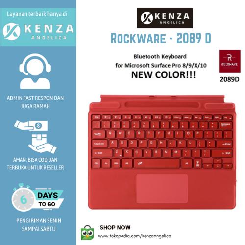 Jual ROCKWARE RW-2089D NEW COLOUR - Bluetooth Keyboard for Surface Pro 8-9-X-10 - Jakarta Barat ...