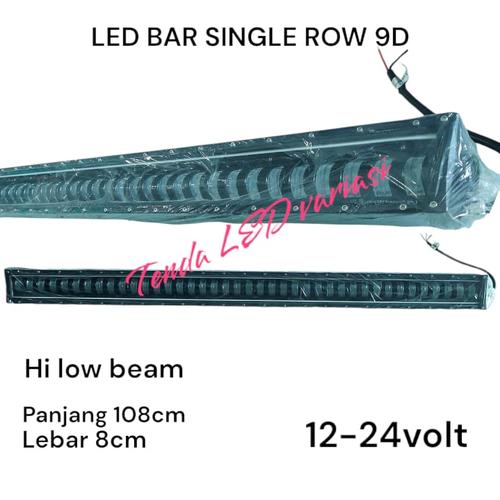 Jual LED BAR Single Row 9D Jauh Dekat 108 CM 12-24 V Led bar 4X4 4WD ...