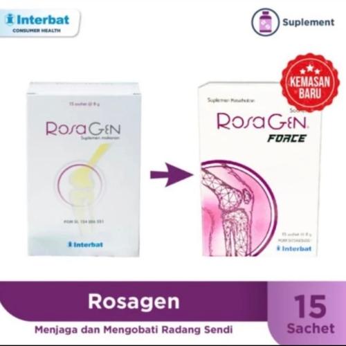 Jual Rosagen Sachet Isi 15 Interbat Suplemen Sendi Otot Dan Tulang ...