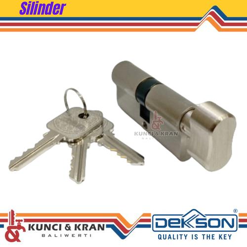 Jual Silinder Knop Dekkson CYL TC DL 65MM SN Thumbturn Cylinder ...
