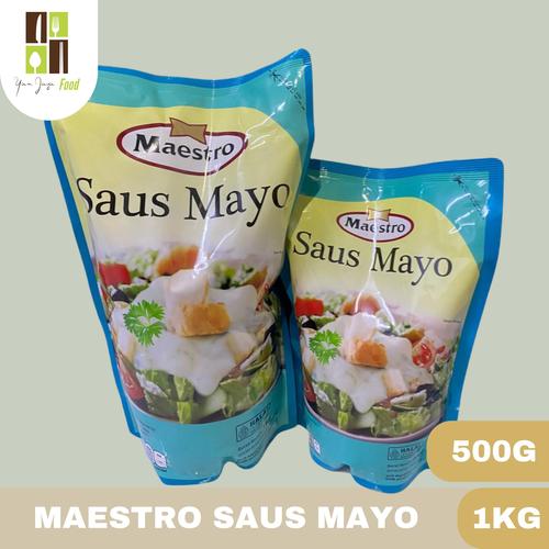 Jual Maestro Saus Mayo / Sauce Mayonaise / Mayonais / Kemasan 1KG/500G ...