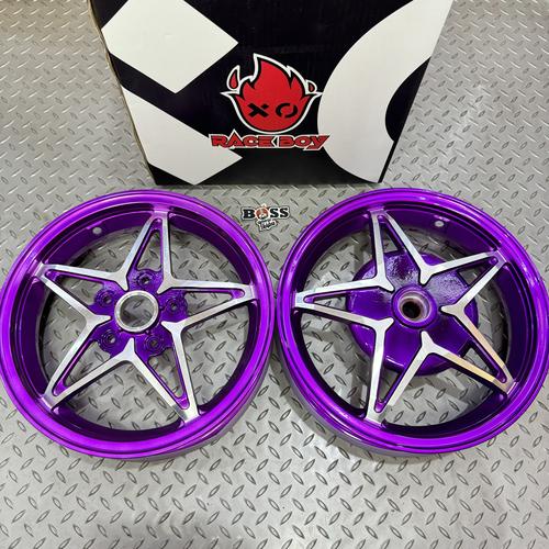 Promo Velg Race Boy Five Star Purple Front & Rear Vespa Sprint ...