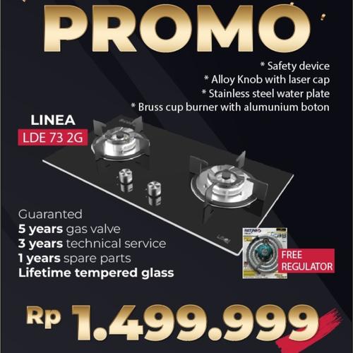 Jual Kompor Tanam Linea Teka LDE 73 2G 2 Tungku Garansi Resmi - Jakarta ...