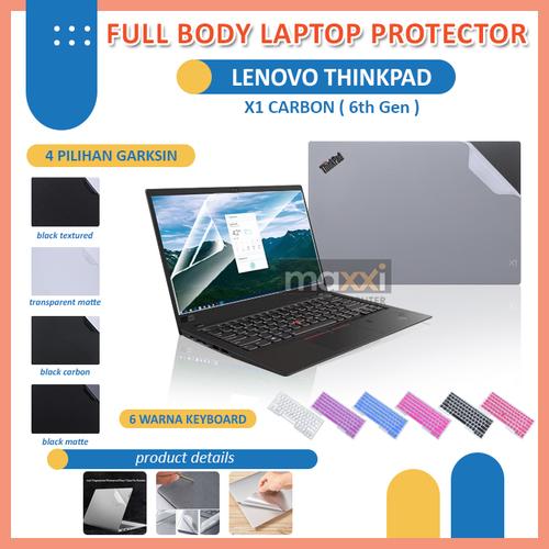 Jual Lenovo Thinkpad X1 Carbon Generasi 6 6th Gen Generation Skin Guard ...