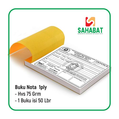 Jual Cetak Nota 1 rim Tanpa rangkap ( Custom INVOICE BON ) 1rim ...