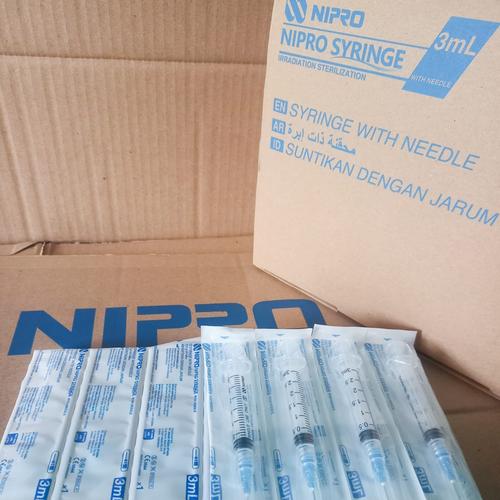 Jual Spuit Syringe 3cc 3ml With Needle Nipro Box - Kota Malang - Lanjut ...