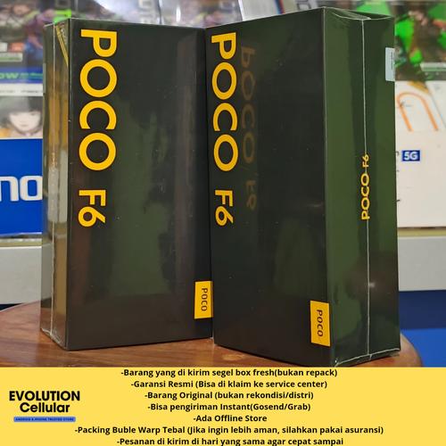 Jual Poco F6 Snapdragon 8s gen 3 [Ram 8/256Gb Ram 12/512Gb] Original ...