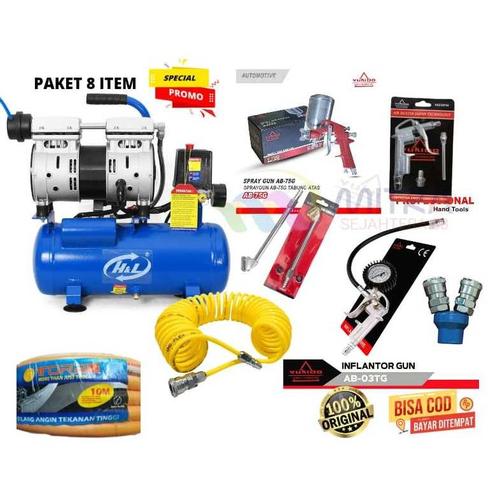 Jual NEW STOK !!! TERMURAH!!PAKET LENGKAP KOMPRESOR CAT KOMPRESOR ...