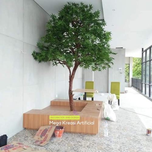 Promo Pohon Maple Artificial Daun Hijau Tinggi 3 meter Best Quality ...