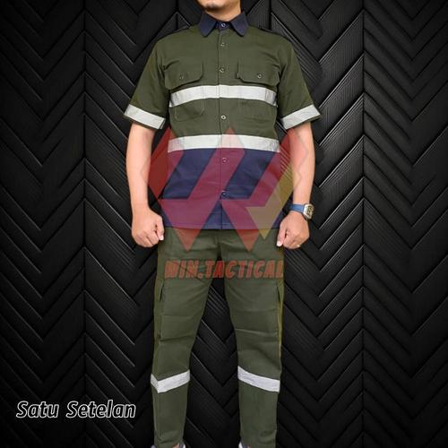 Jual PAKAIAN KERJA SAFETY / BAJU WEARPACK PROYEK / COVERALL BAJU SAFETY ...