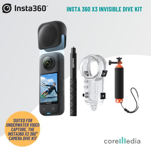 Jual Suited for underwater video capture, the Insta360 X3 360° Camera ...
