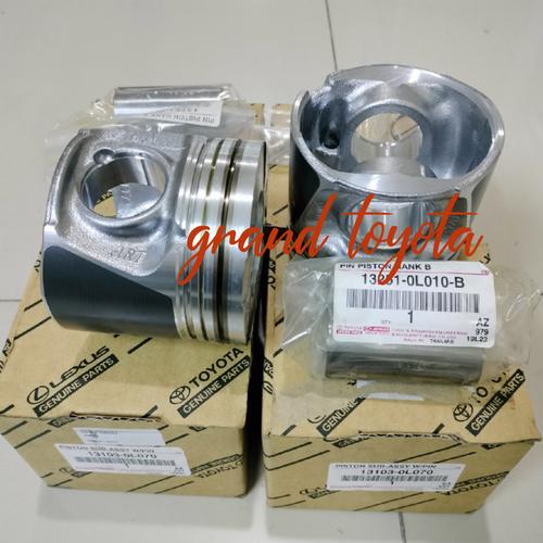 Jual Piston Innova Fortuner Diesel 2KD Original 13103-0L070 Harga Set ...
