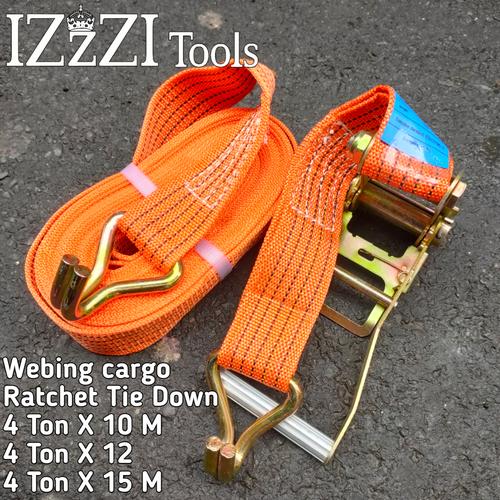 Jual Tali Ratchet Track Belt 4 Ton Weka Germany Webing Cargo Barang - 4 ...