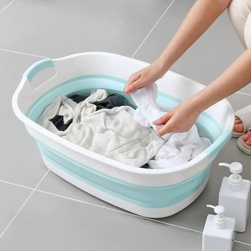 Jual Ember Baskom Lipat Bak Cucian Laundry Tub Foldable Storage Basket ...