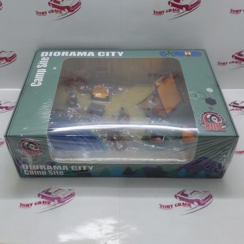 Jual BMC BM Creations Diorama City Camp Site Orange Tent - Kota ...