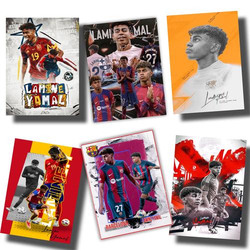 Jual Poster dinding Lamine yamal size A3+ - 5, Poster saja - Kab ...