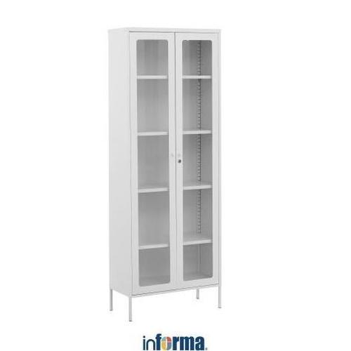 Jual Informa Flins Lemari Arsip Kantor Metal 2 Pintu Kaca High File ...