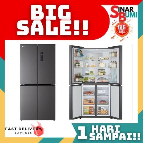 Jual KULKAS LG GC-FB47FFQAB MULTIDOOR 4 PINTU SIDE BY SIDE 470L ...