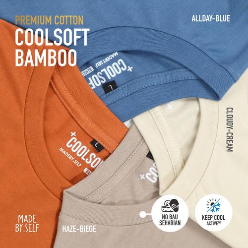 Jual Kaos Polos BAMBOO COOLSOFT COTTON 100% Ringspun Katun Bambu ...