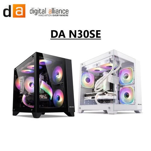 Jual Casing PC Digital Alliance N30SE M-ATX ITX Case Gaming Tempered ...
