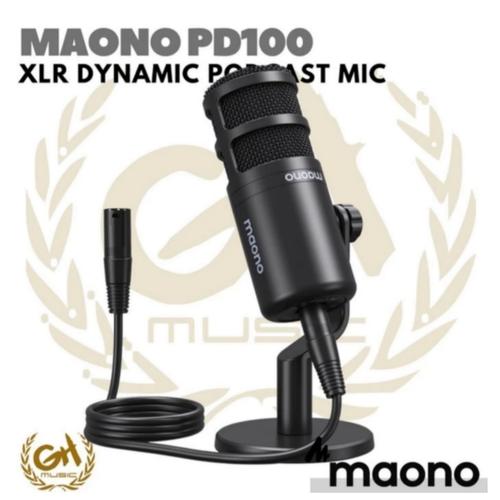 Promo MAONO PD100 XLR DYNAMIC PODCAST MICROPHONE | PD 100 DINAMIC MIC ...