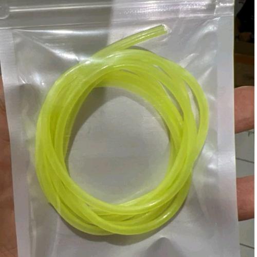 Jual LUMINOUS TUBE/SELANG KARET FOSFOR GLOW 1 M - kuning glow, OD 2.5 ...