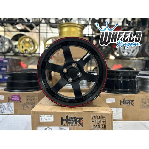 Jual VELG R16 RACING MODEL TE 37 HSR RAI S3 PCD 4X100 LEBAR 7 RATA FENDER ET 42 WARNA HITAM ...