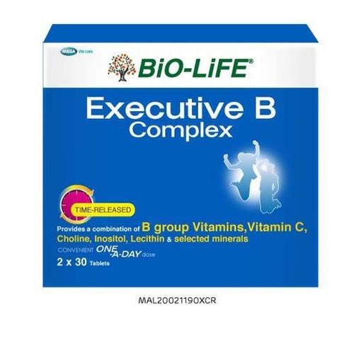 Jual BiO-LiFE EXECUTIVE B COMPLEX TABLET 30S X 2 original - Kota Medan ...