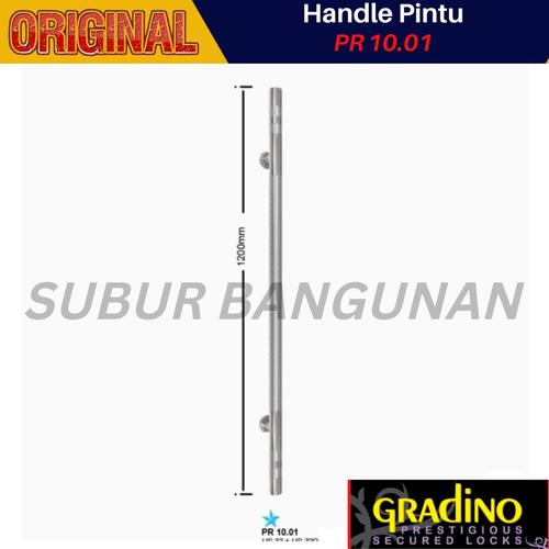 Jual HANDLE PINTU RUMAH/PULL HANDLE GRADINO PR 10.01 STAINLESS 120 CM ...