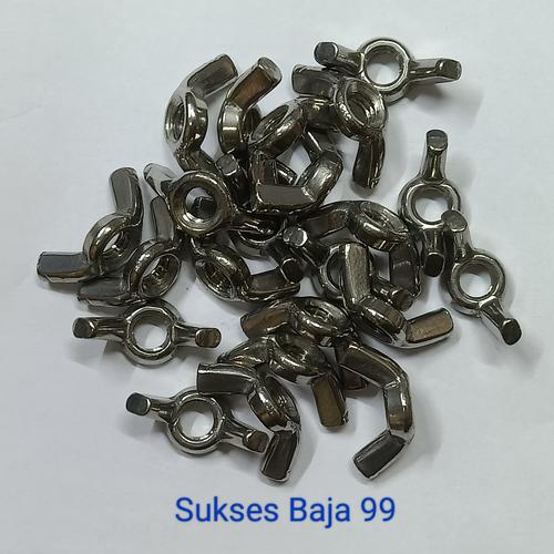 Jual MUR KUPING STAINLES STEEL 304/WING NUT MUR KUPU-KUPU M4 - Jakarta ...