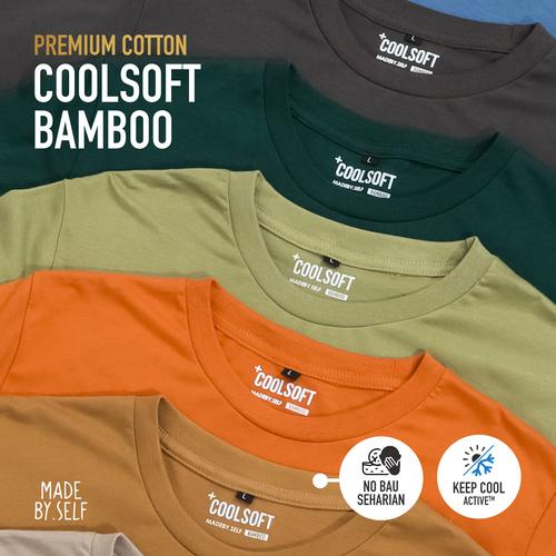 Jual Kaos Polos COOLSOFT COTTON BAMBOO - Bluish Tone - Allday-Blue, M ...