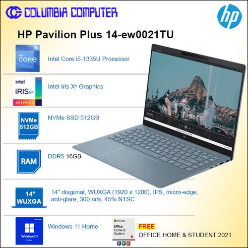 Jual HP Pavilion Plus 14-ew0021TU i5-1335U 16GB 512GB 14inch Win11+OHS - Jakarta Pusat - PT ...