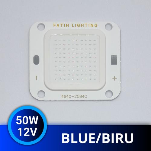 Jual Sparepart Lampu Sorot LED 50 Watt 12 Volt DC Tipe 25B4C Warna Biru ...