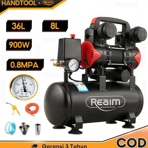 Jual NEW STOK !!! Reaim Mesin Kompresor Angin 36L 900W kompresor udara ...