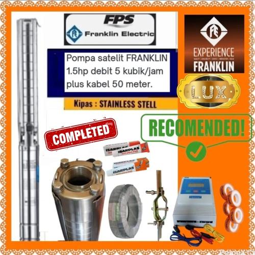 Jual Pompa satelit STAINLESS 4 inch " FRANKLIN 1.5 Hp debit 5Kubik ...