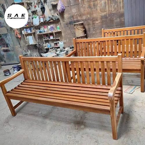 Jual Kursi bangku panjang santai teras rumah taman outdoor kayu jati ...