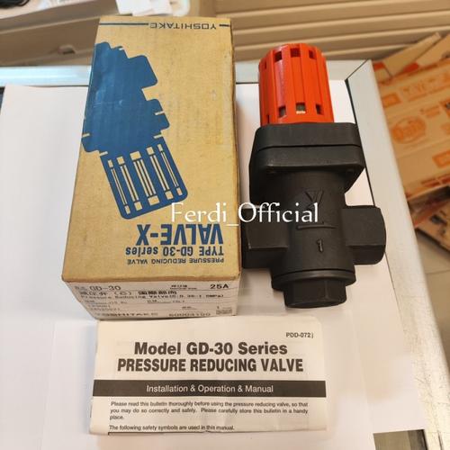 Jual PRV Yoshitake GD-30 25A / Pressure Reducing Valve Drat 1" Inch ...