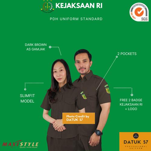 Jual Seragam Kemeja PDH Dinas Kejaksaan RI Republik Indonesia Wanita ...